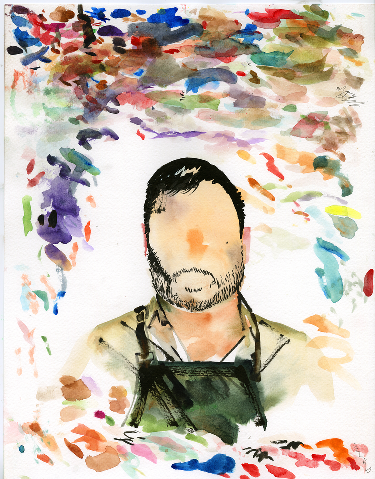 Chef David Chang by David Choe — David Choe