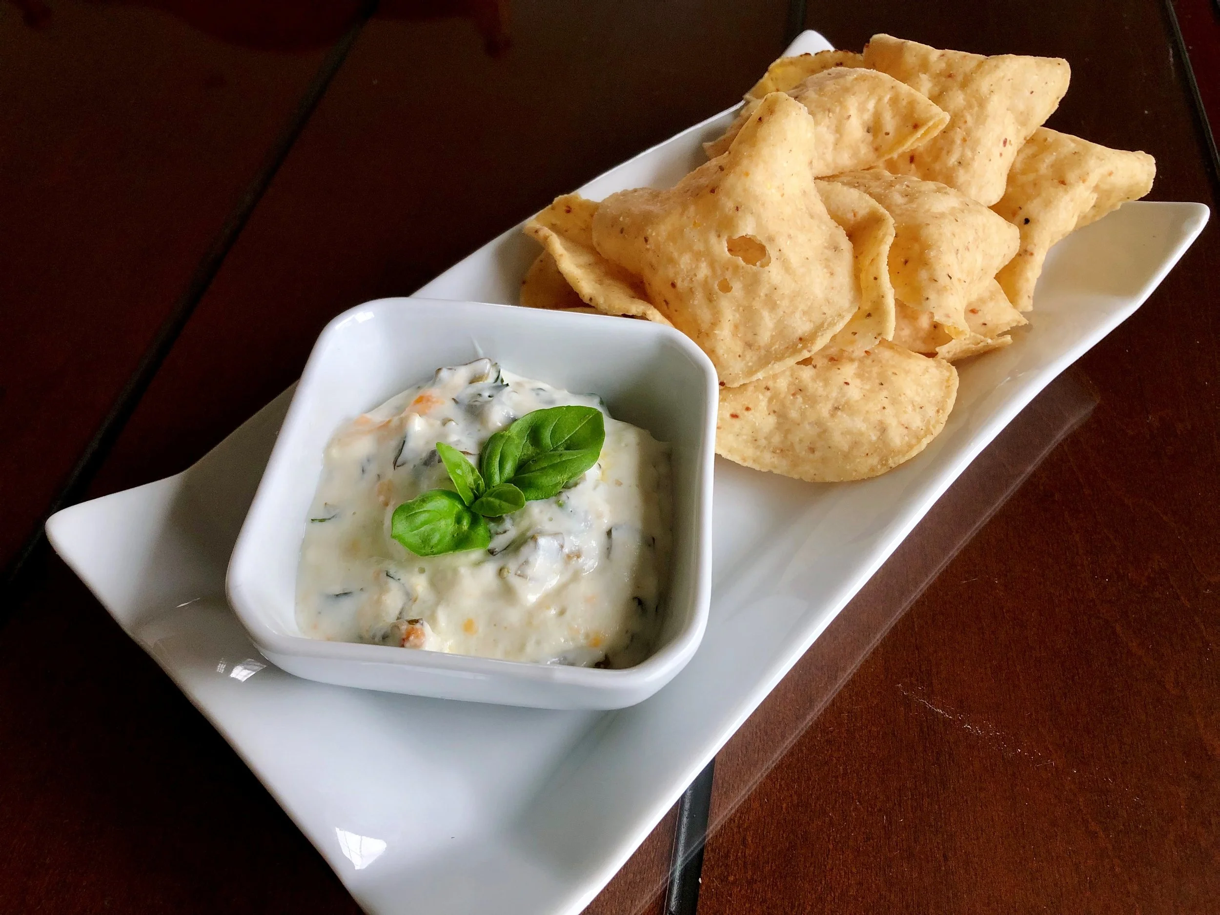 Hot Basil Dip — Lester's Eats Food Blog