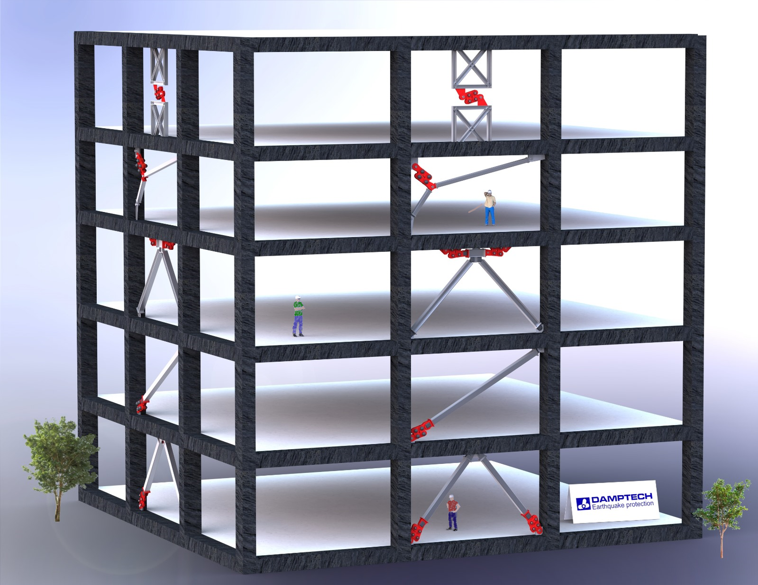 FOR BUILDINGS — Damptech | Earthquake Protection
