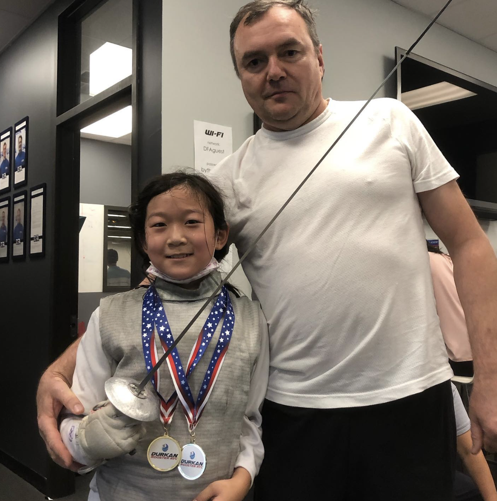 Chappaqua's Amabel Wang is a Triple Medalist at Fencing Preseason Opener