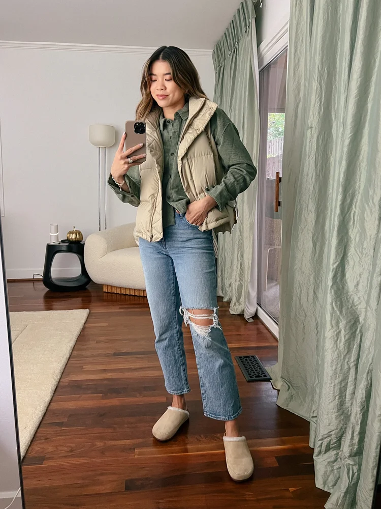 How To Style A Puffer Vest | The Perfect Outerwear To Transition From ...