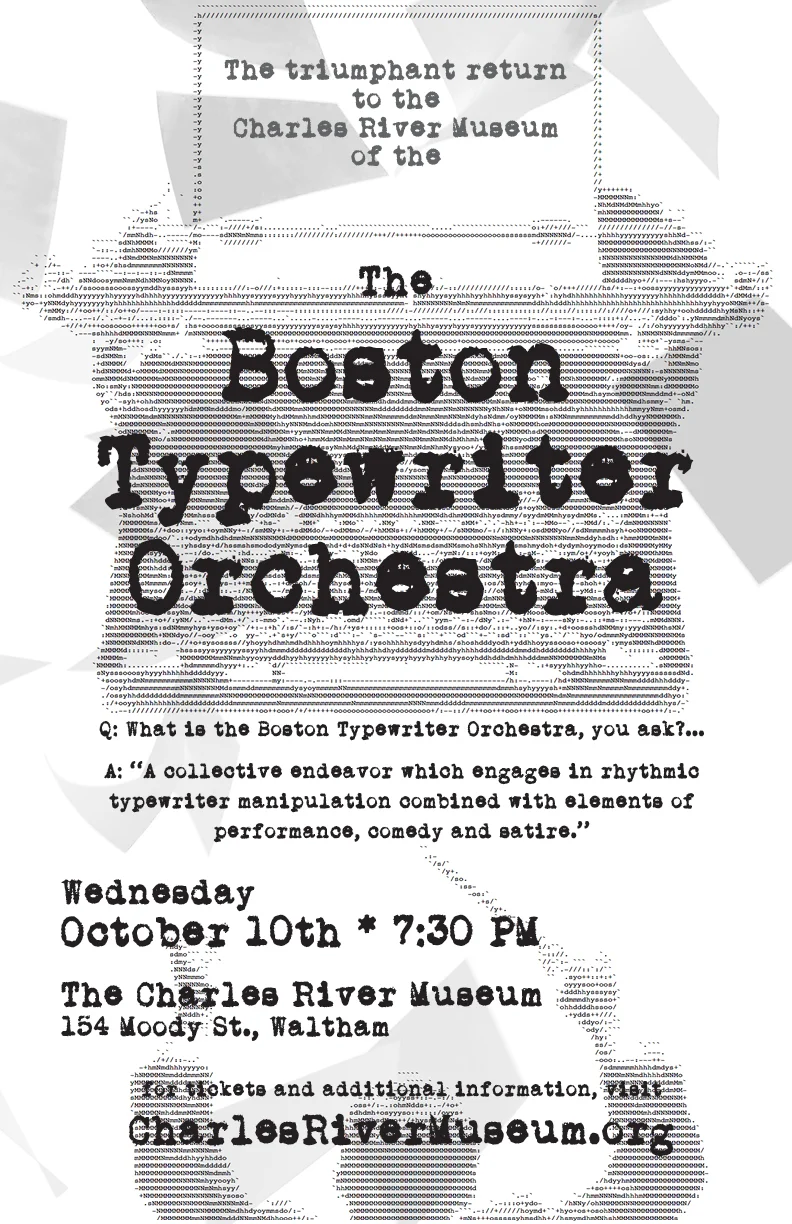 Boston Typewriter Orchestra — Charles River Museum
