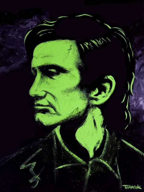 Townes Van Zandt Drawing