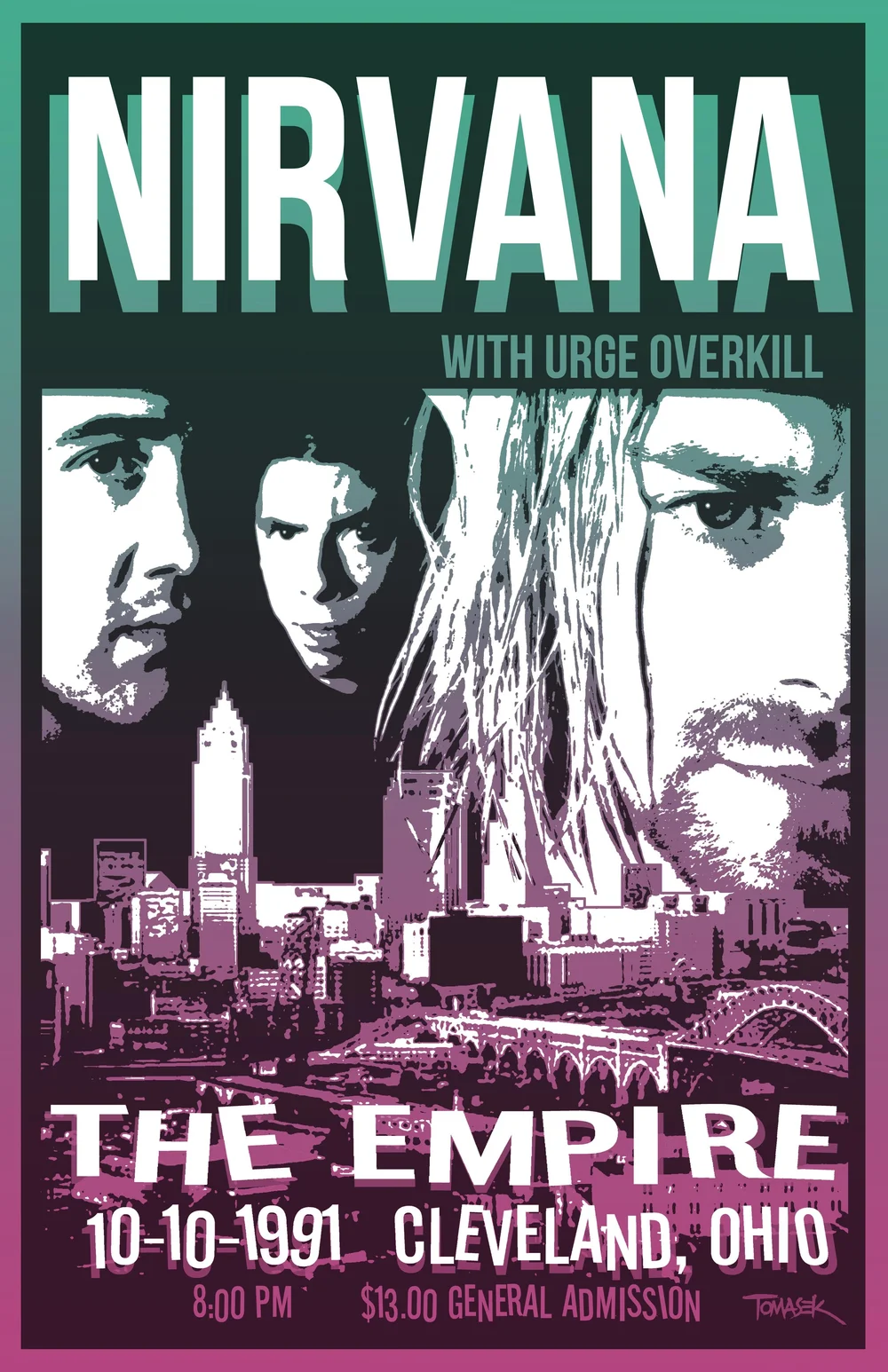Nirvana Concert Poster