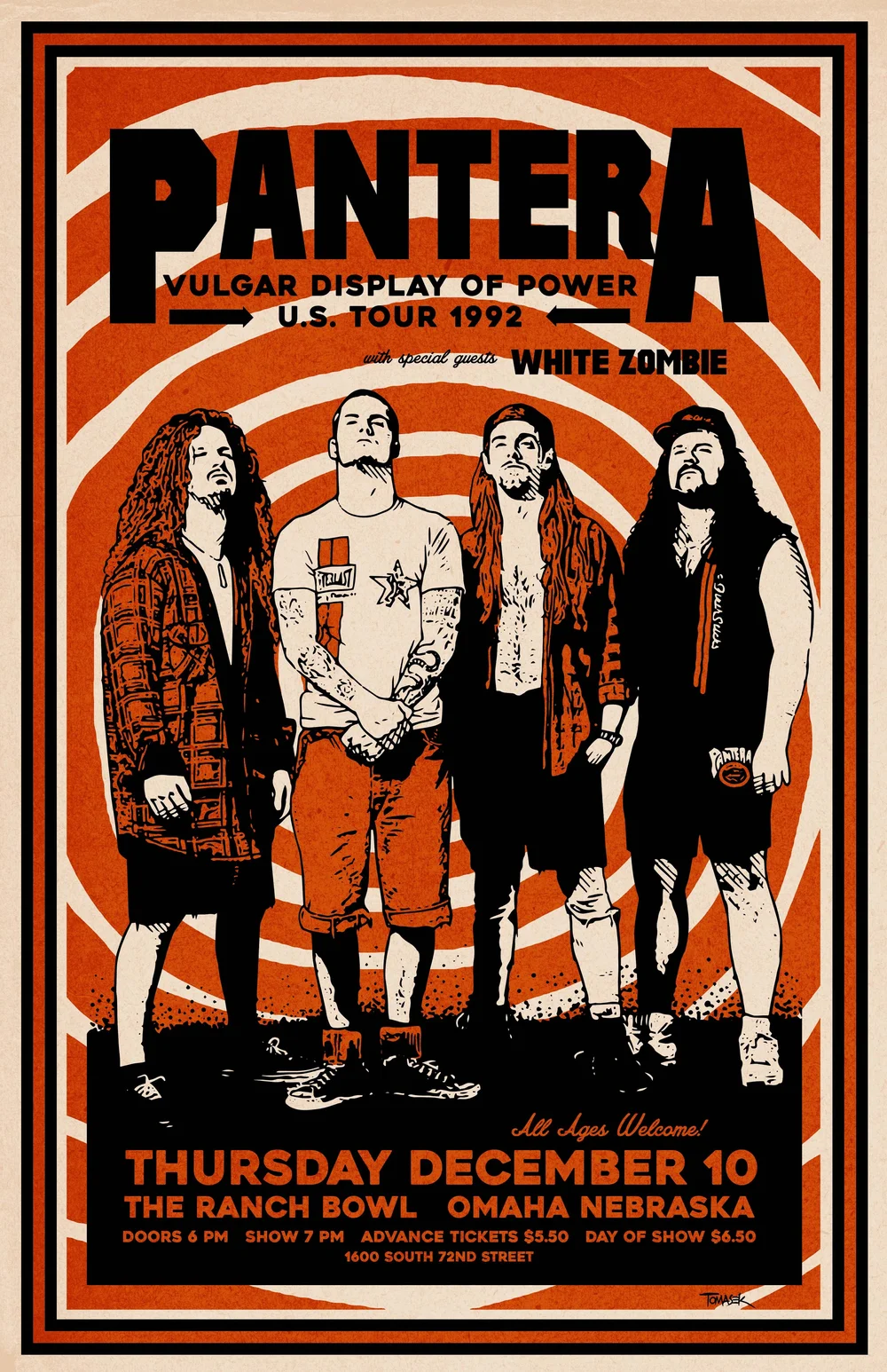 White Zombie Band Poster