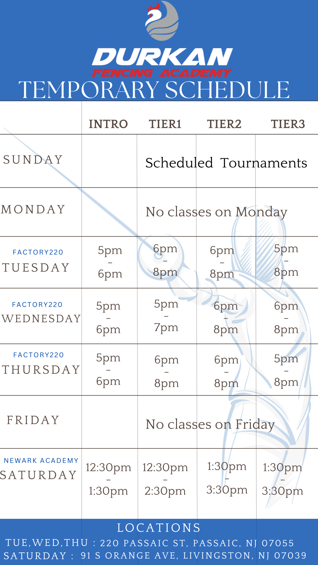 Durkan Fencing - Durkan Fencing Academy