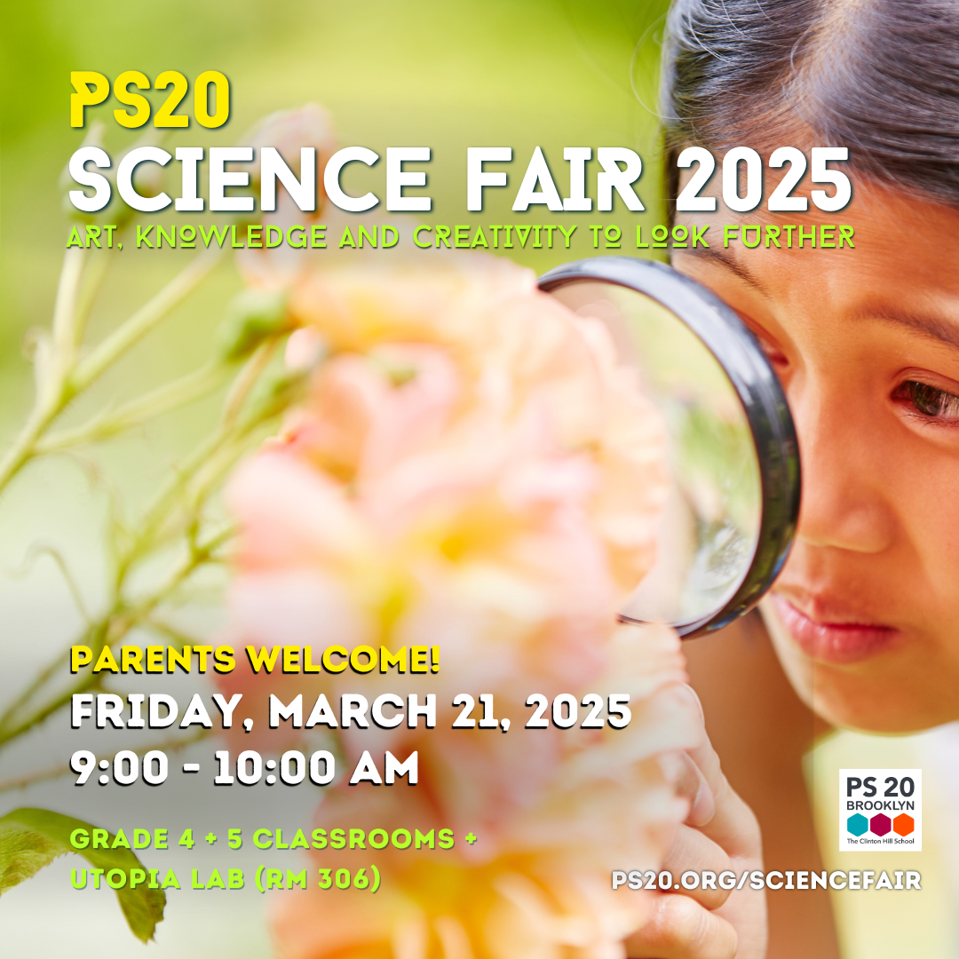PS 20 The Clinton Hill School — Science Fair - March 21, 2025