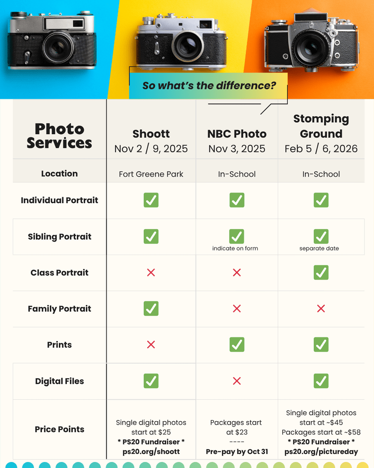 1 - 2 - 3 CHEESE! — PS 20 The Clinton Hill School