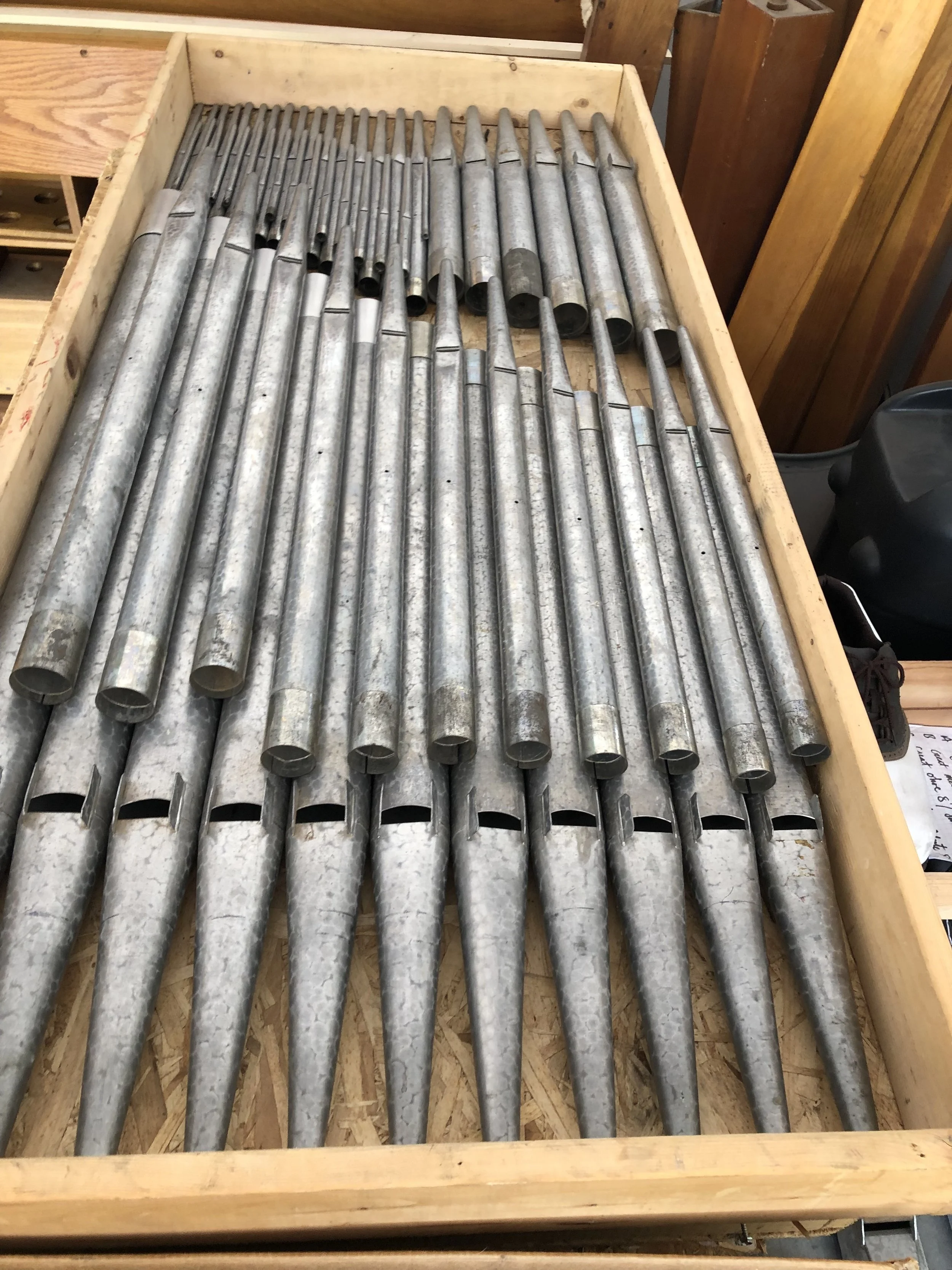 Used Organ Pipes & PARTS — Brian Ebie Pipe Organ Service