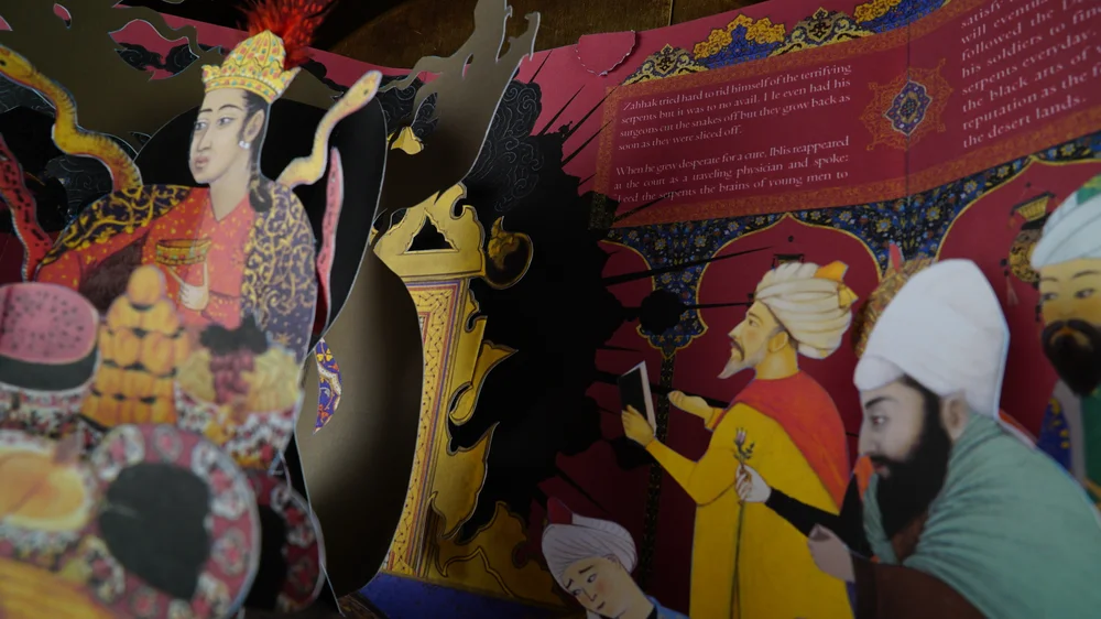 Zahhak: The Legend of the Serpent King | A popup book