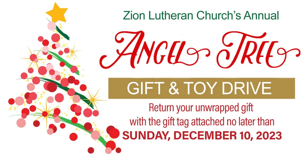 The Angel Tree is Here! — Zion Lutheran Church