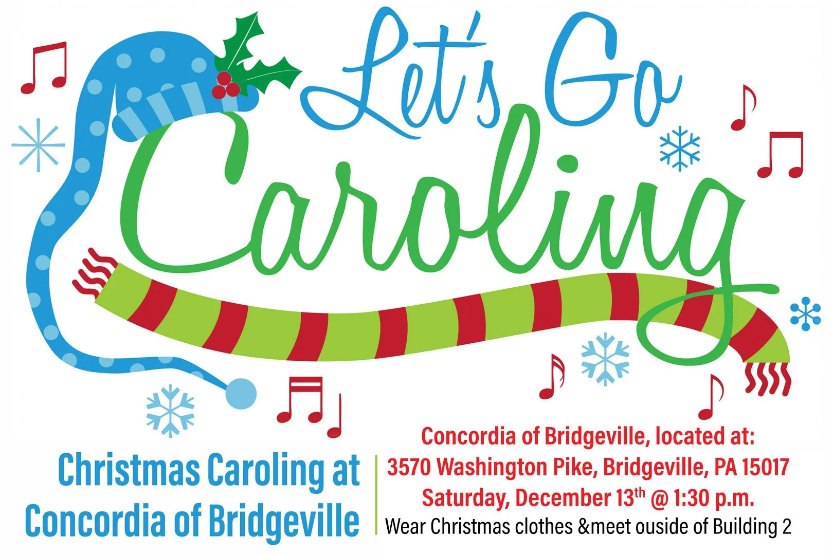 Christmas Caroling at Concordia of Bridgeville — Zion Lutheran Church