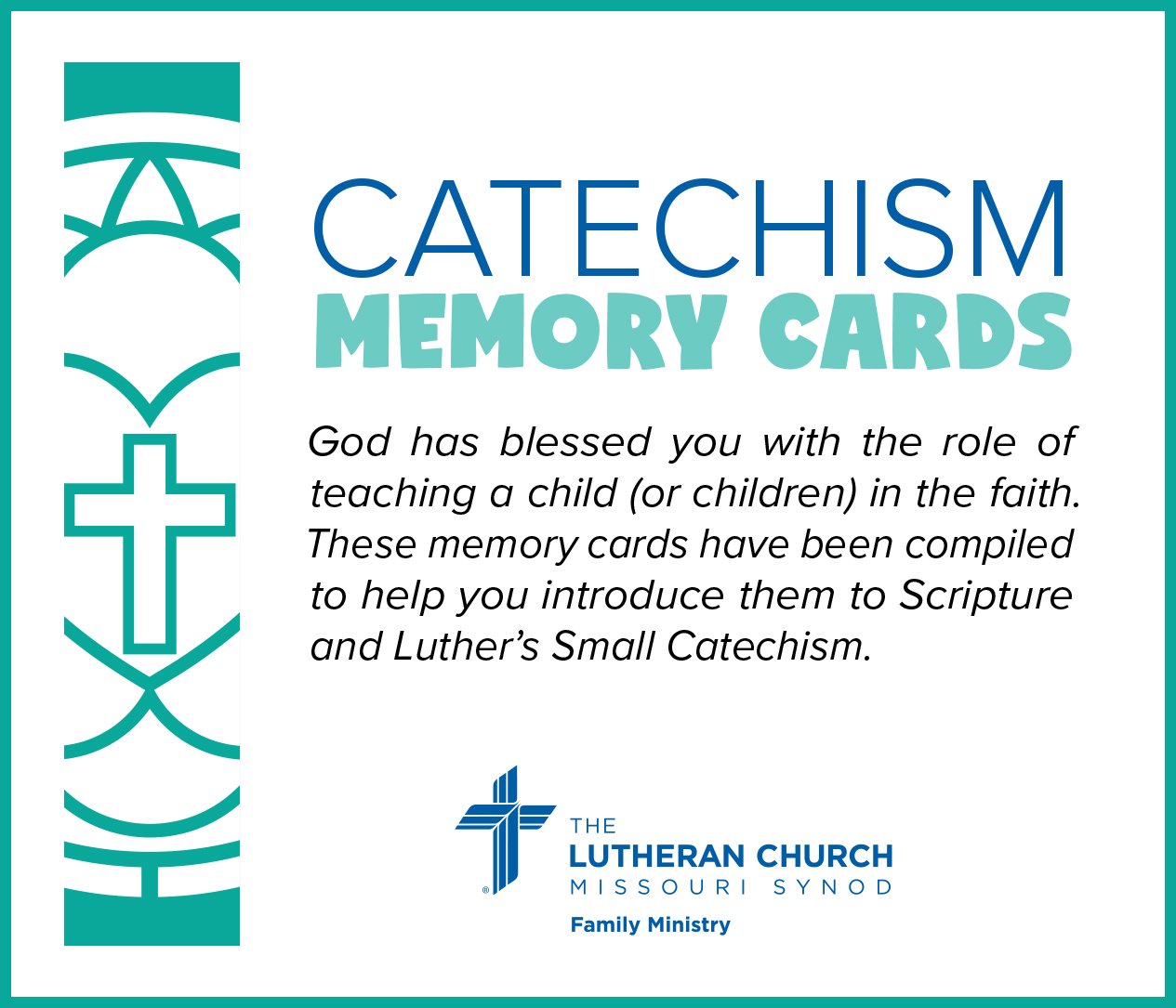 Free Download: Catechism Memory Cards — Zion Lutheran Church