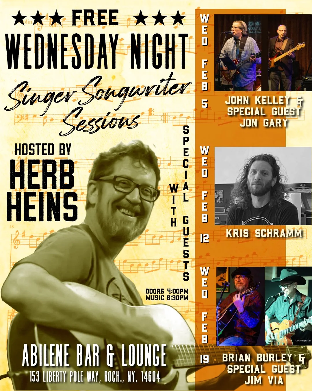 CALENDAR — Abilene Bar & Lounge