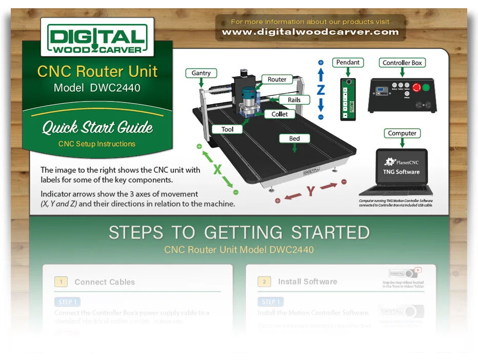 DWC1824 Hobby CNC Router — Digital Wood Carver