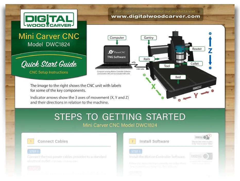 Support and Downloads — Digital Wood Carver