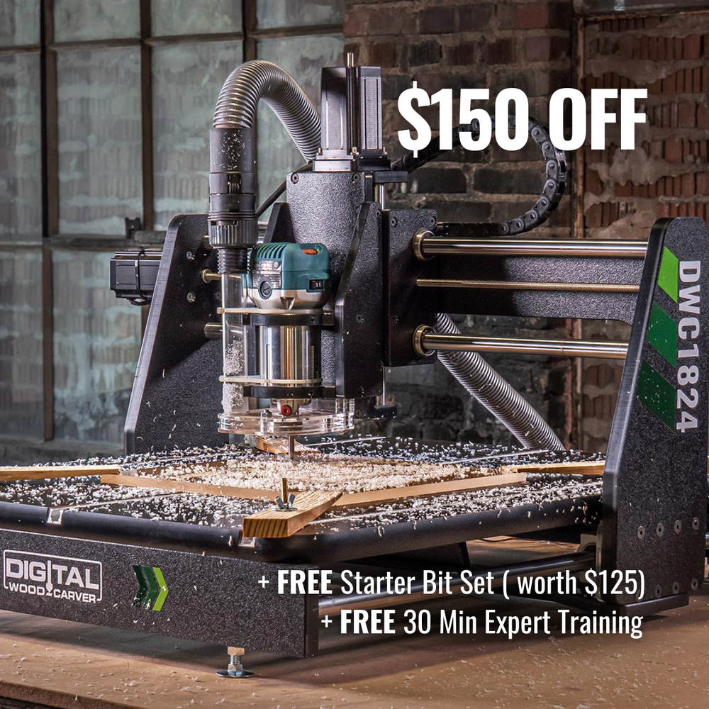 DWC1824 Hobby CNC Router — Digital Wood Carver