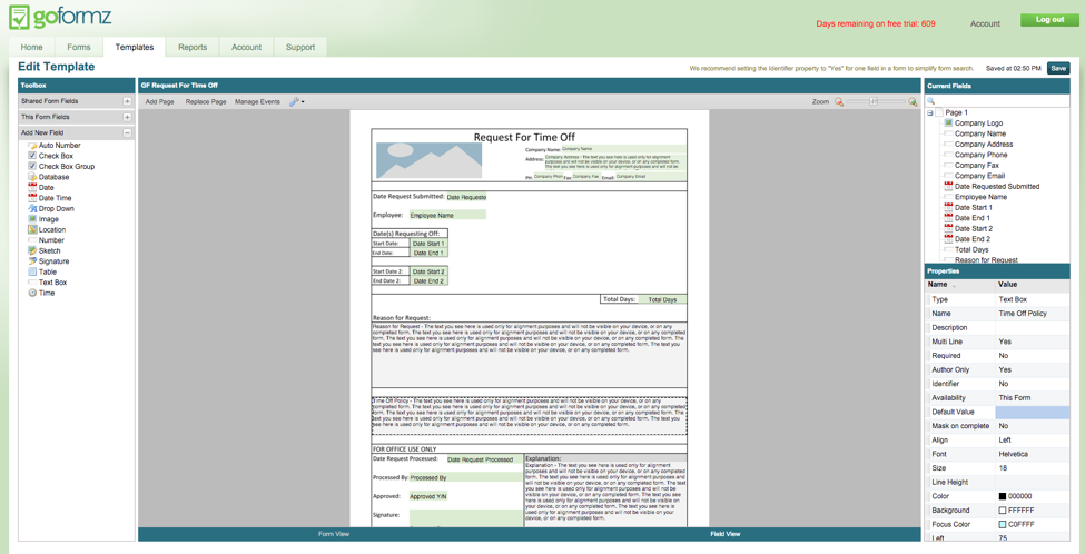 ProTip: How to Include Uneditable Text in Your Forms - GoFormz