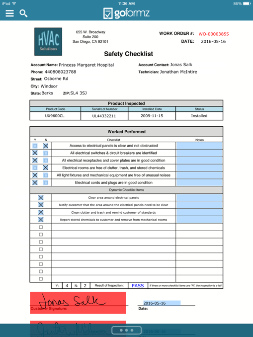 Top 5 HVAC Mobile Forms - GoFormz