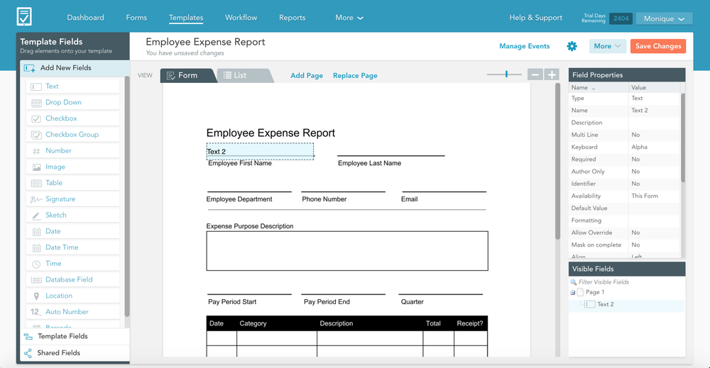 How to Create A Form Template From Scratch - GoFormz