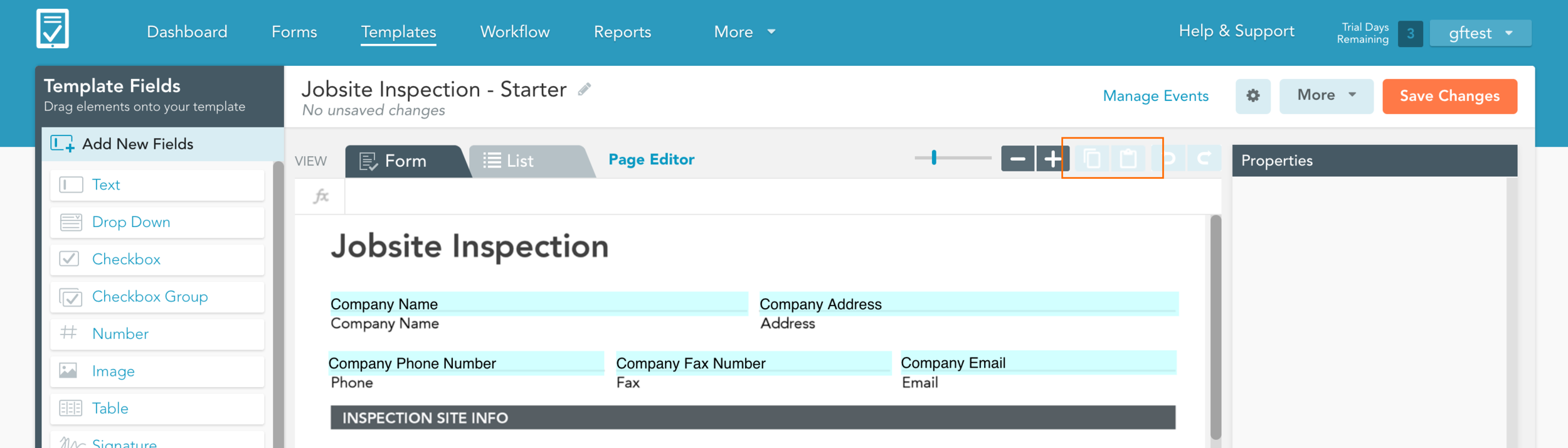 ProTip: Copy & Paste Template Fields - GoFormz