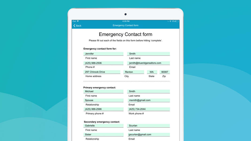 [Free Form Download] Spotlight Form: The Emergency Contact Form - GoFormz