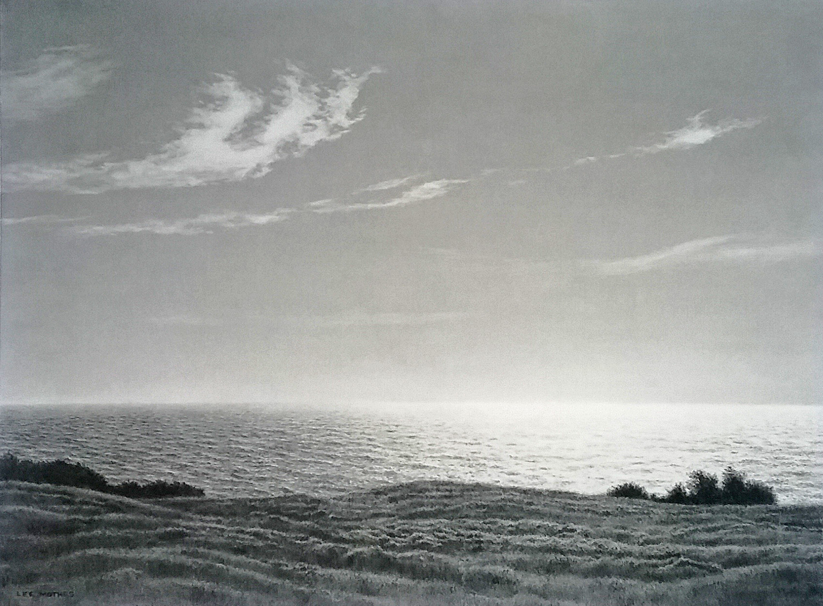 Ocean Pencil Sketch