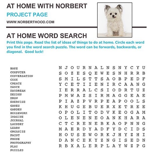 AT HOME WITH NORBERT — NORBERT
