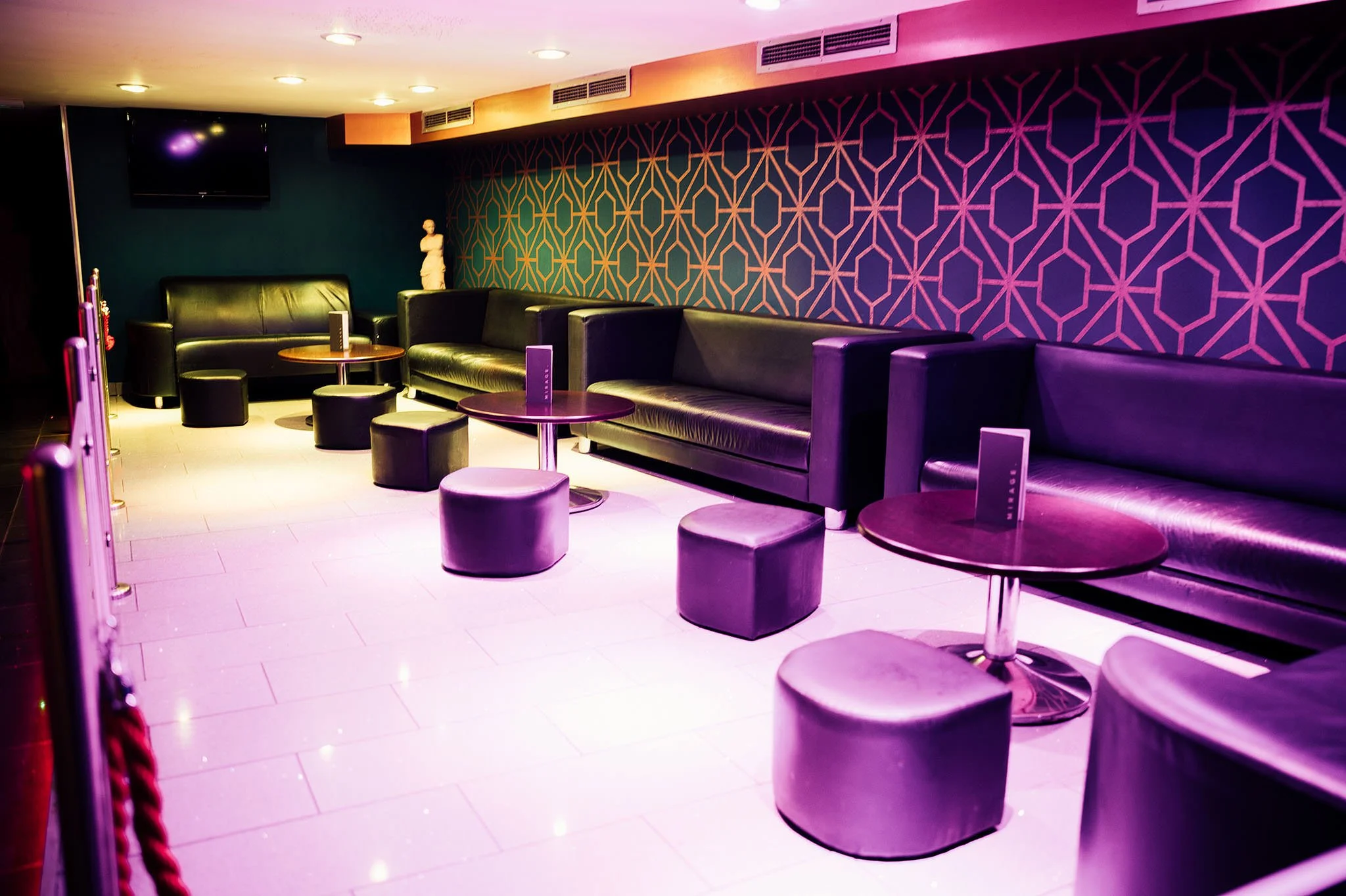 PRIVATE HIRE — Mirage clubs