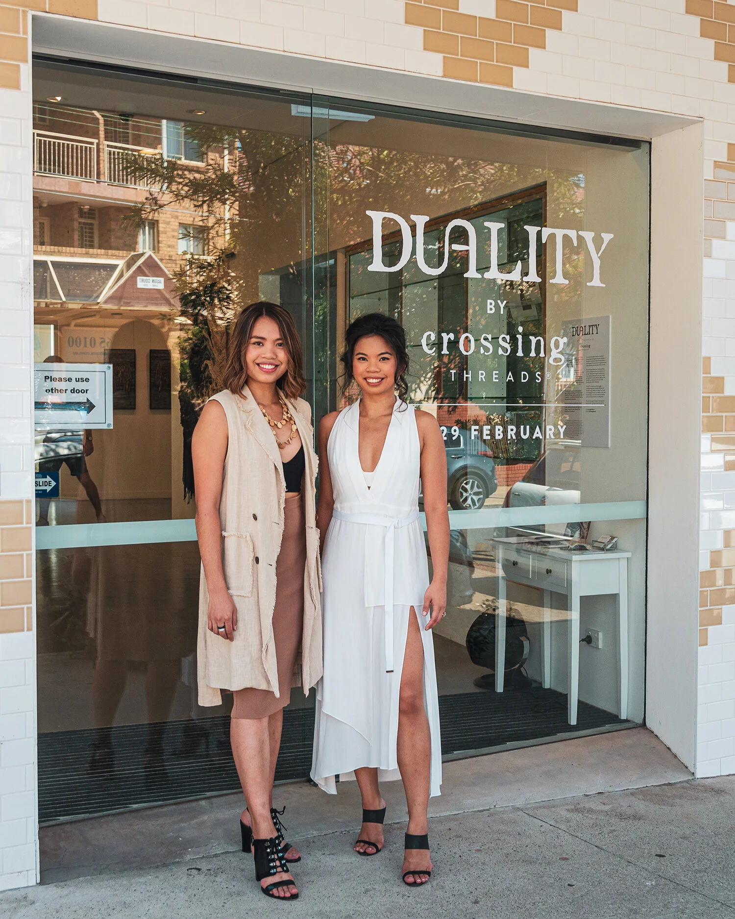 OPENING NIGHT OF 'DUALITY' - FIRST SOLO EXHIBITION — Crossing Threads®