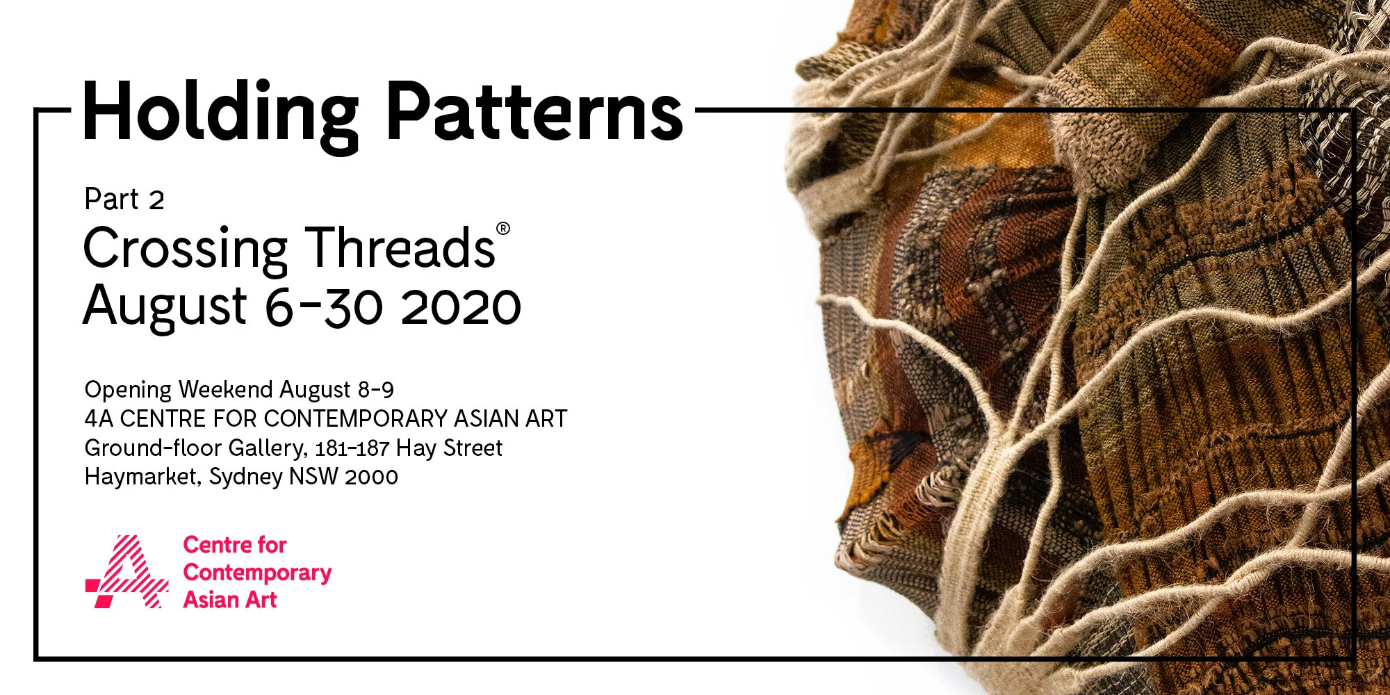 'HOLDING PATTERNS' 2020 — Crossing Threads®