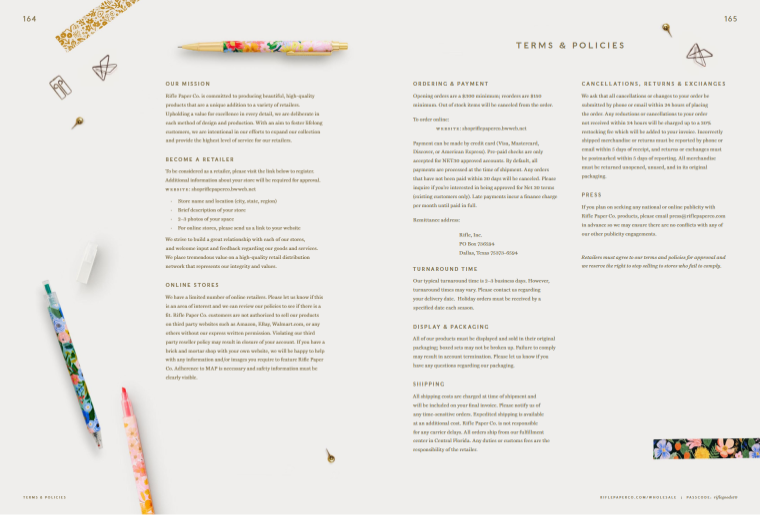 Wholesale Line Sheet 101 Guide — Wholesale In a Box