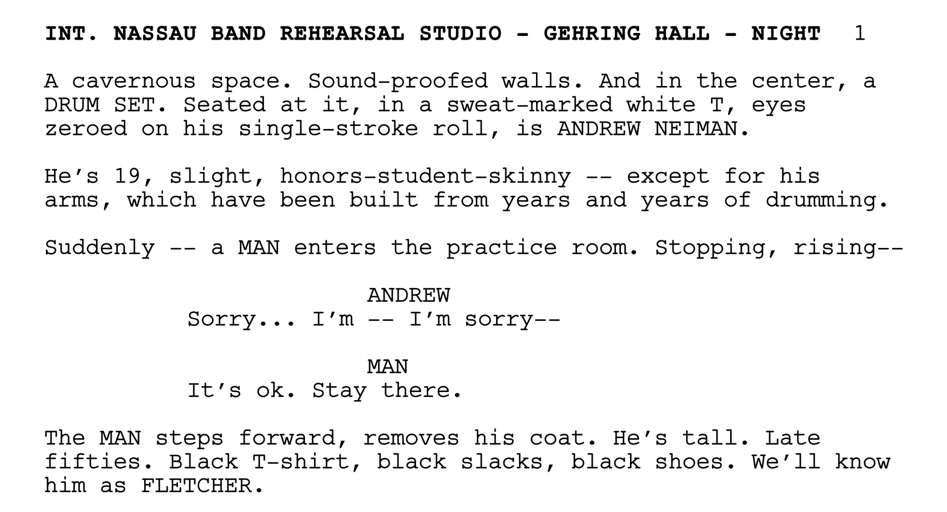 BRAD DAILEY | SCRIPT FORMAT 3: NARRATIVE DESCRIPTION