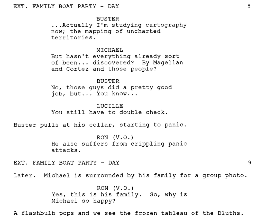 BRAD DAILEY | SCRIPT FORMAT 4: CHARACTER DIALOGUE + HEADINGS