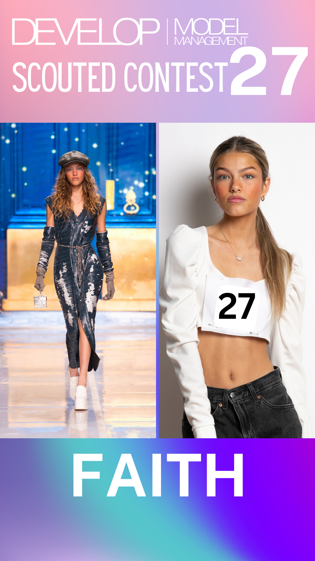 SCOUTED MODEL CONTEST WITH DEVELOP MODEL MANAGEMENT — Omaha Fashion Week