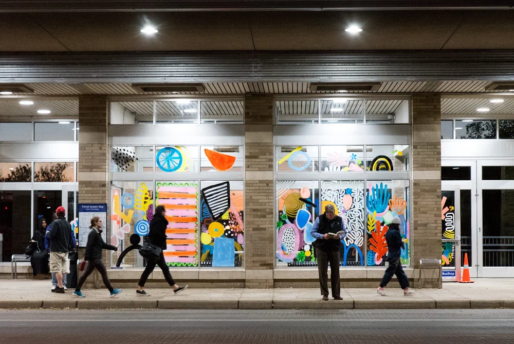 Color Pop Bus Stop — Ashley Mary