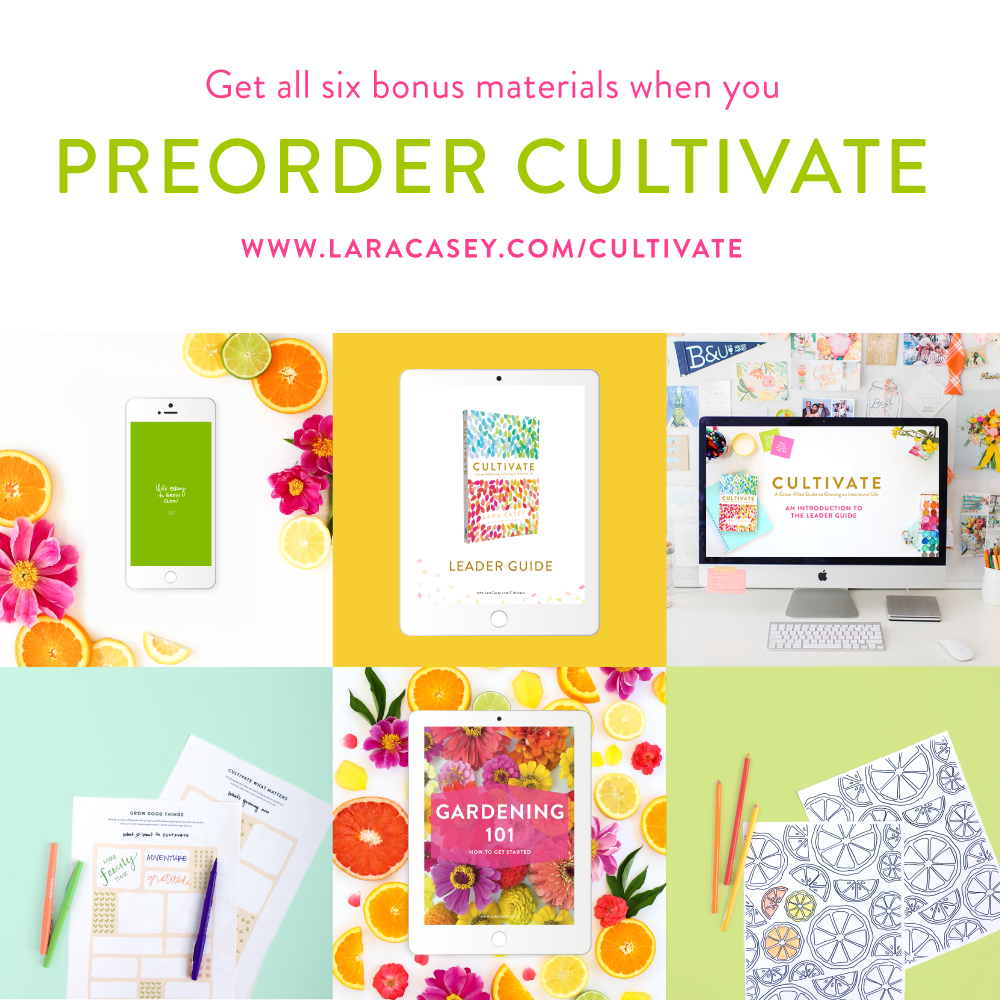 Cultivate: A new book for intentional, God-centered living — Emily M ...