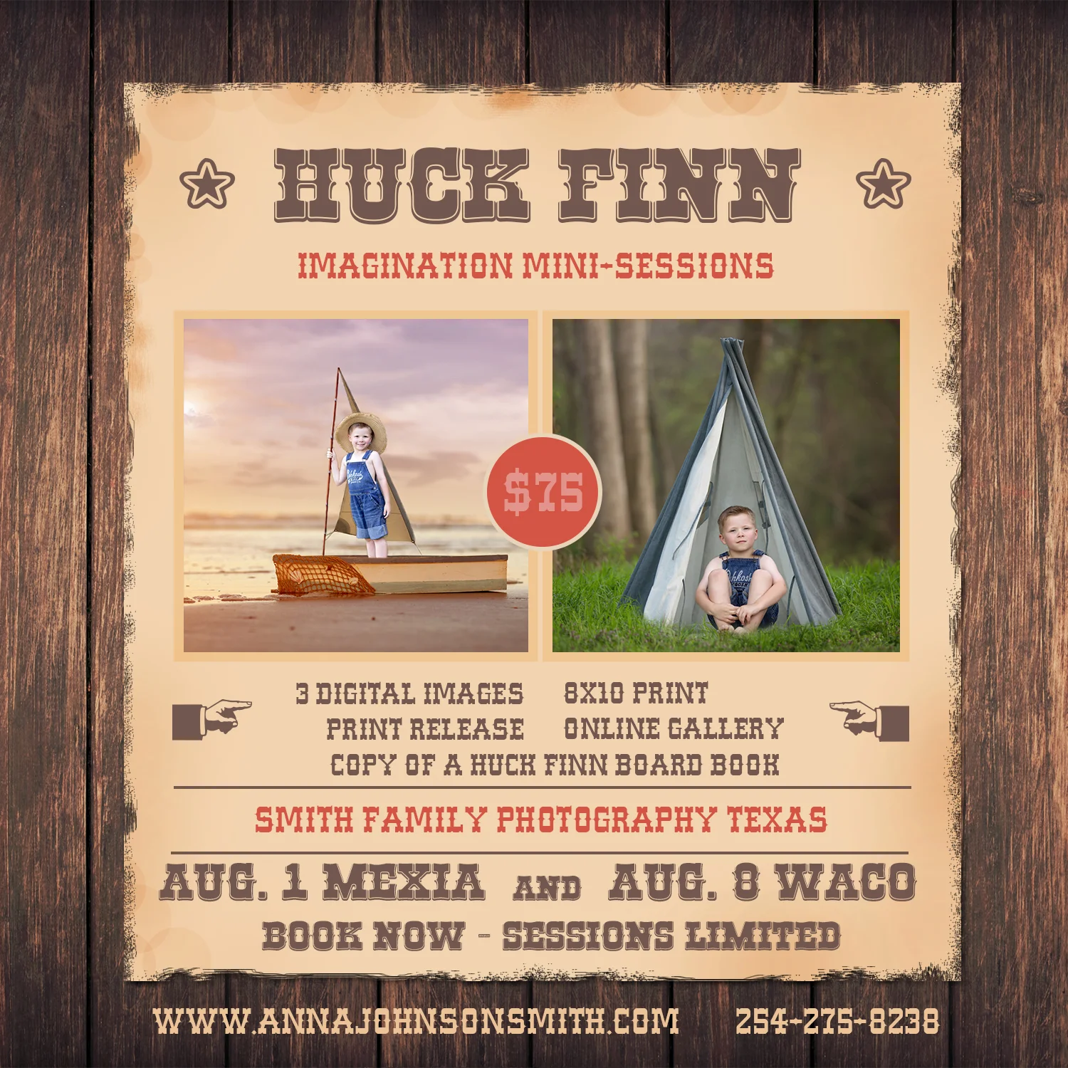 The Day I Met Huckleberry Finn — Smith Family Photography