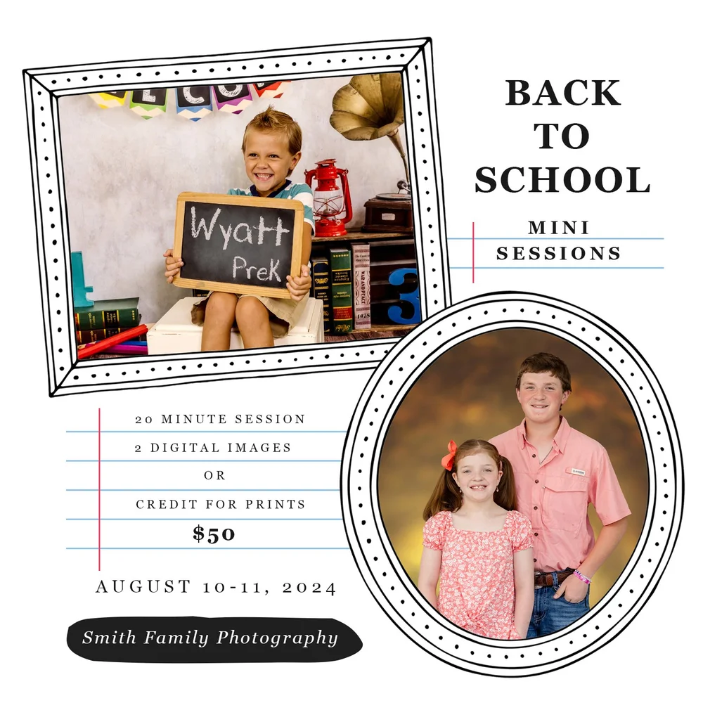 Back to School Mini Sessions — Smith Family Photography