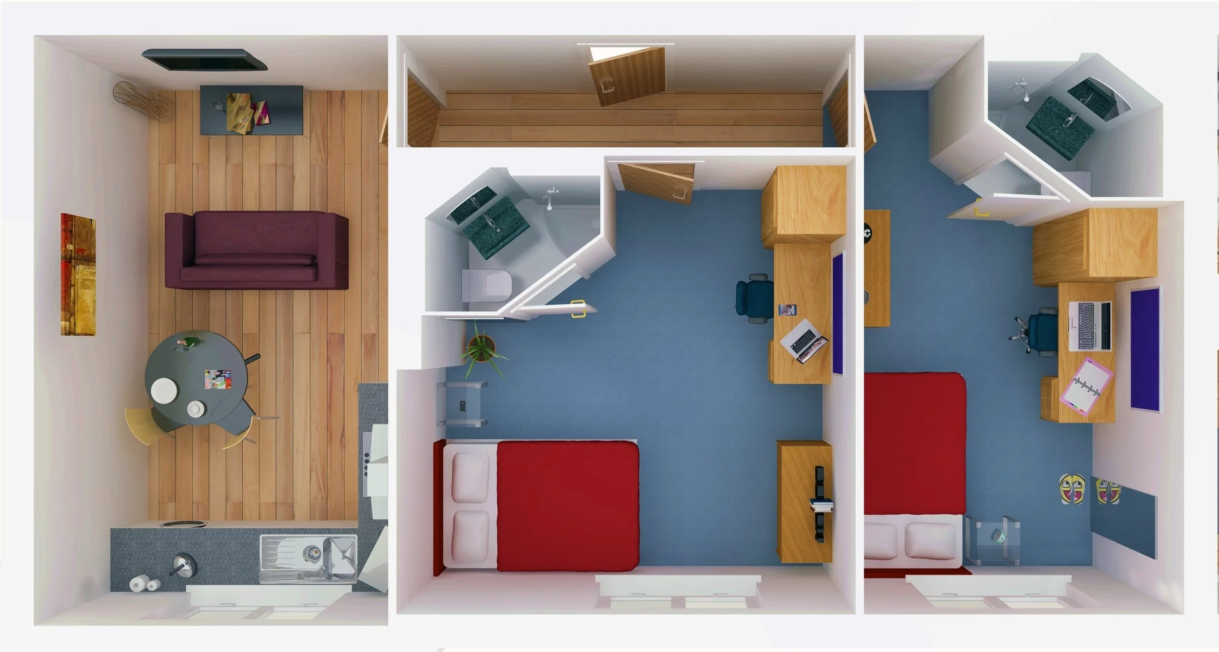 2, 3 & 4 Bed Student Accommodation Leicester | Student Flats ...