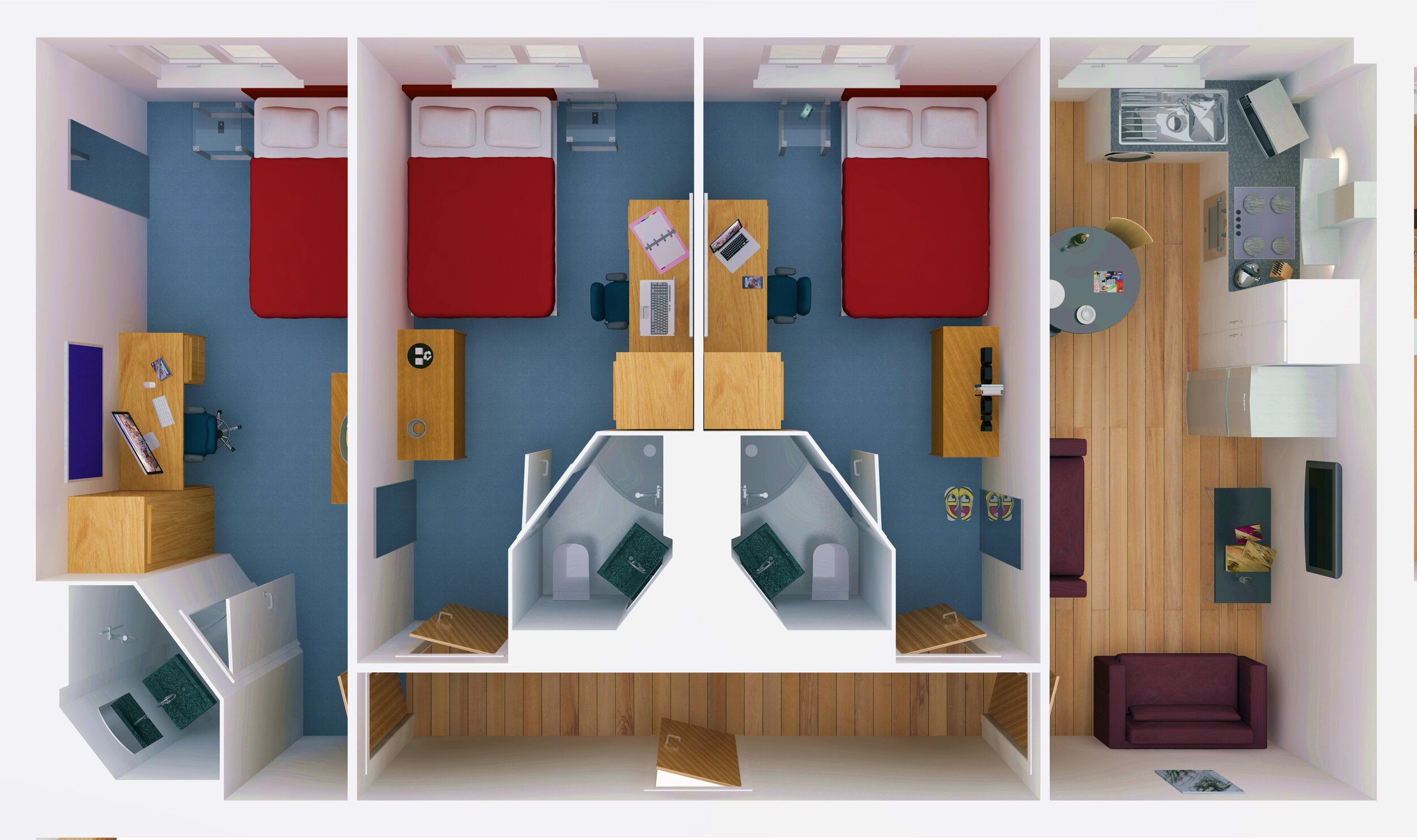 2, 3 & 4 Bed Student Accommodation Leicester | Student Flats ...