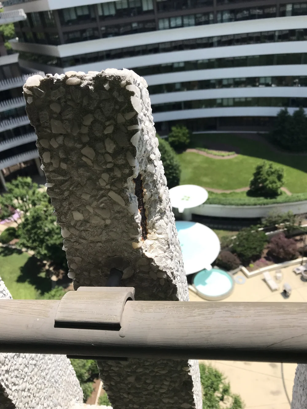 Facelift for the 1971-built Watergate South's balconies. — Kline ...