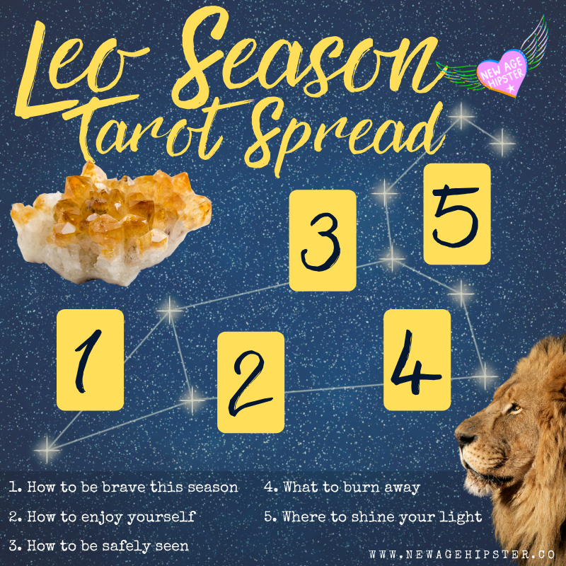 Leo Season Tarot or Oracle Spread — VICTORIA "VIX" MAXWELL