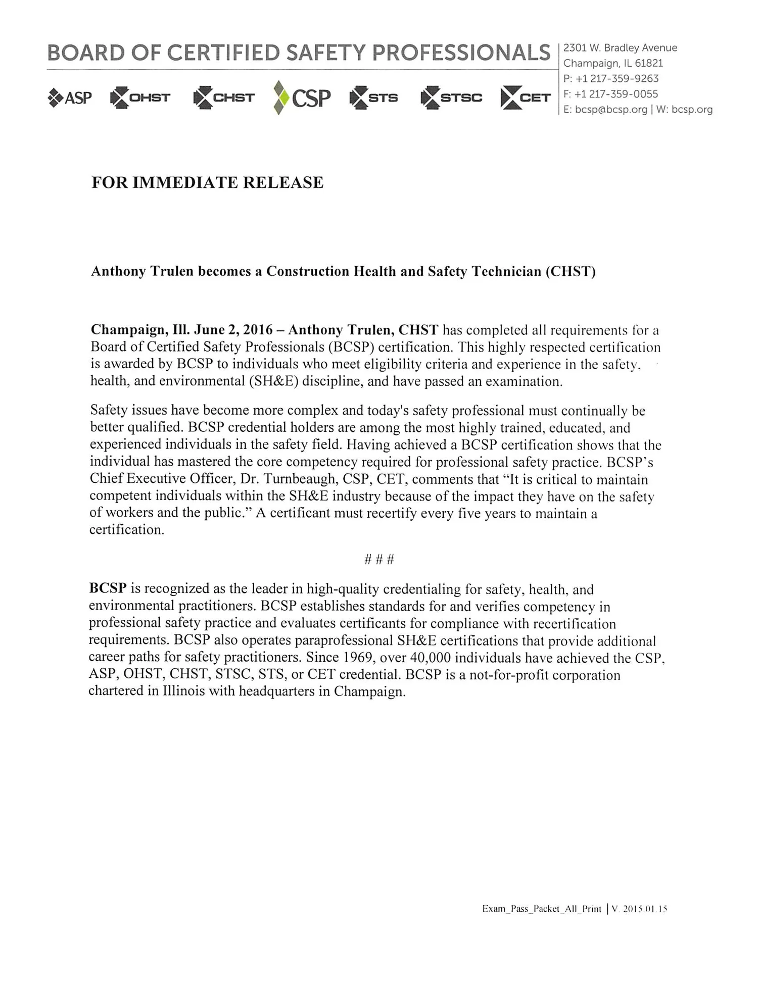 LCS in the News — Lloyd's Construction Services