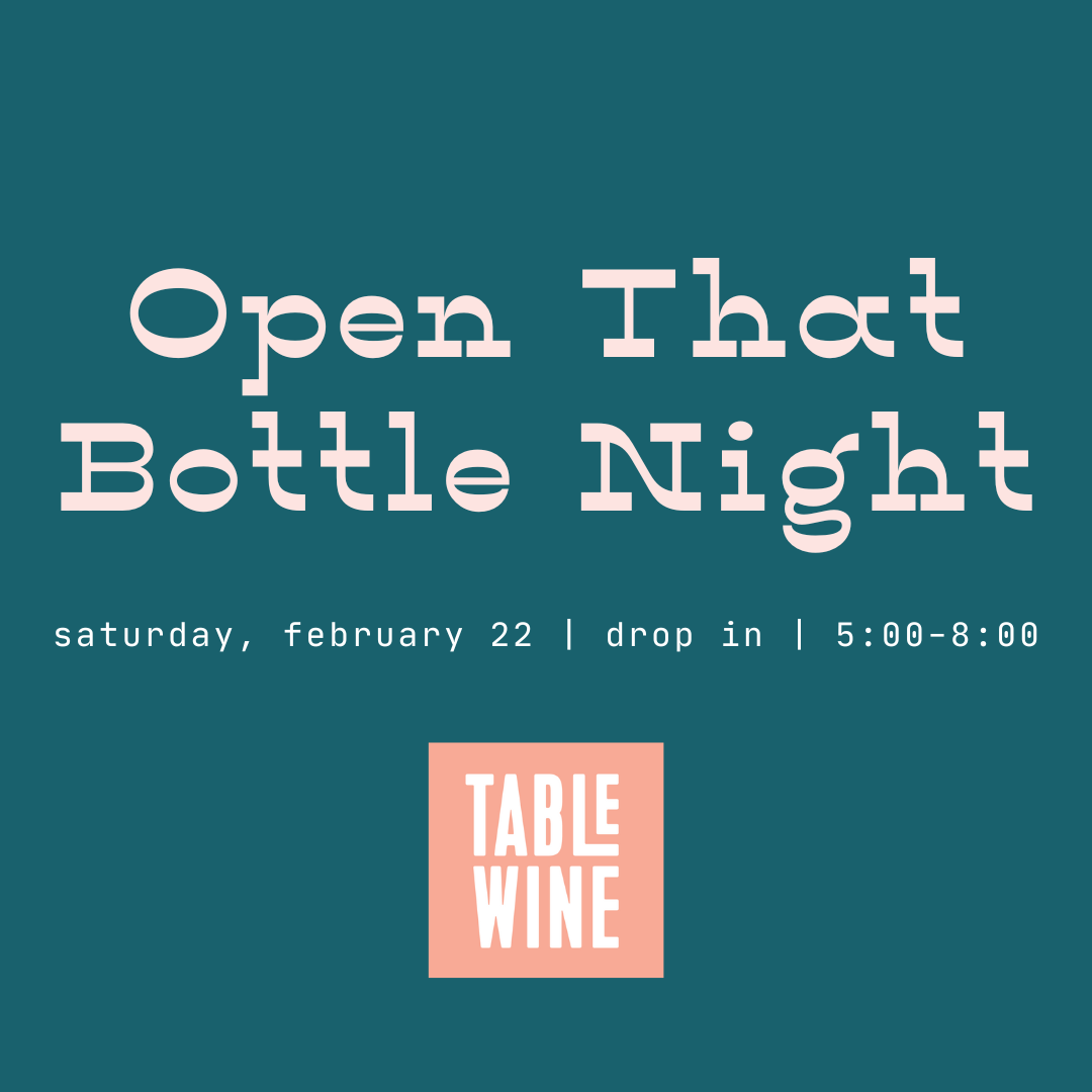 Events — Table Wine