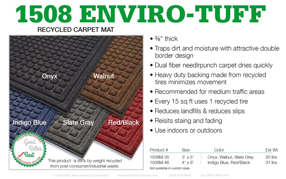 Recycled & Eco Mats — Cactus Mat
