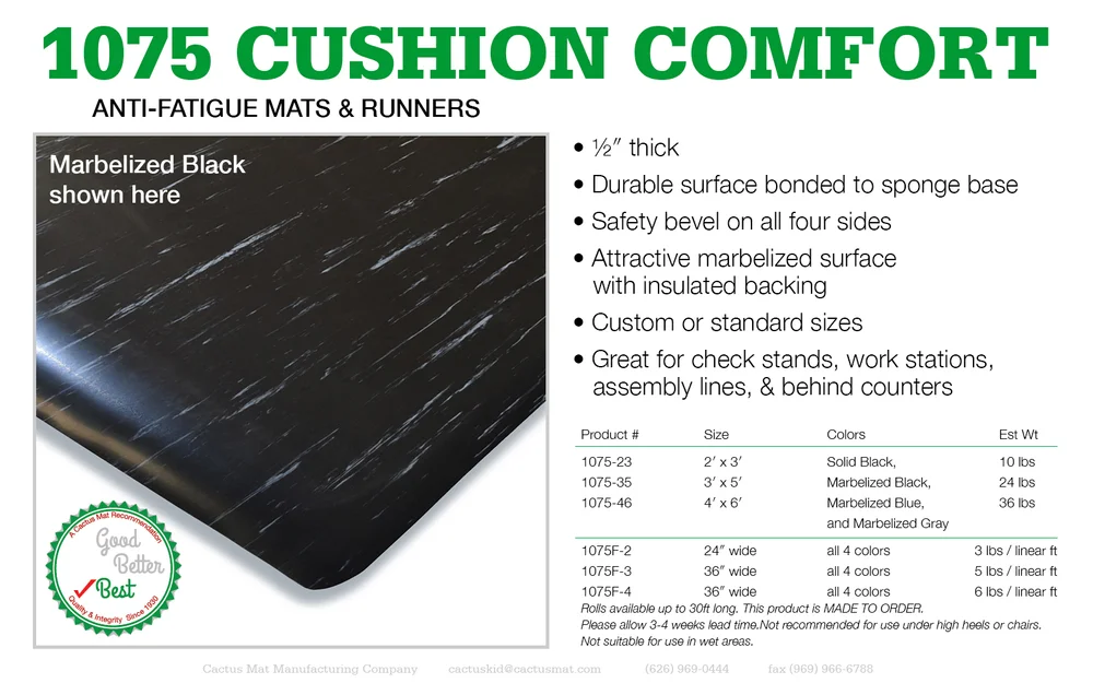 FLOOR MAT GUIDE — Cactus Mat