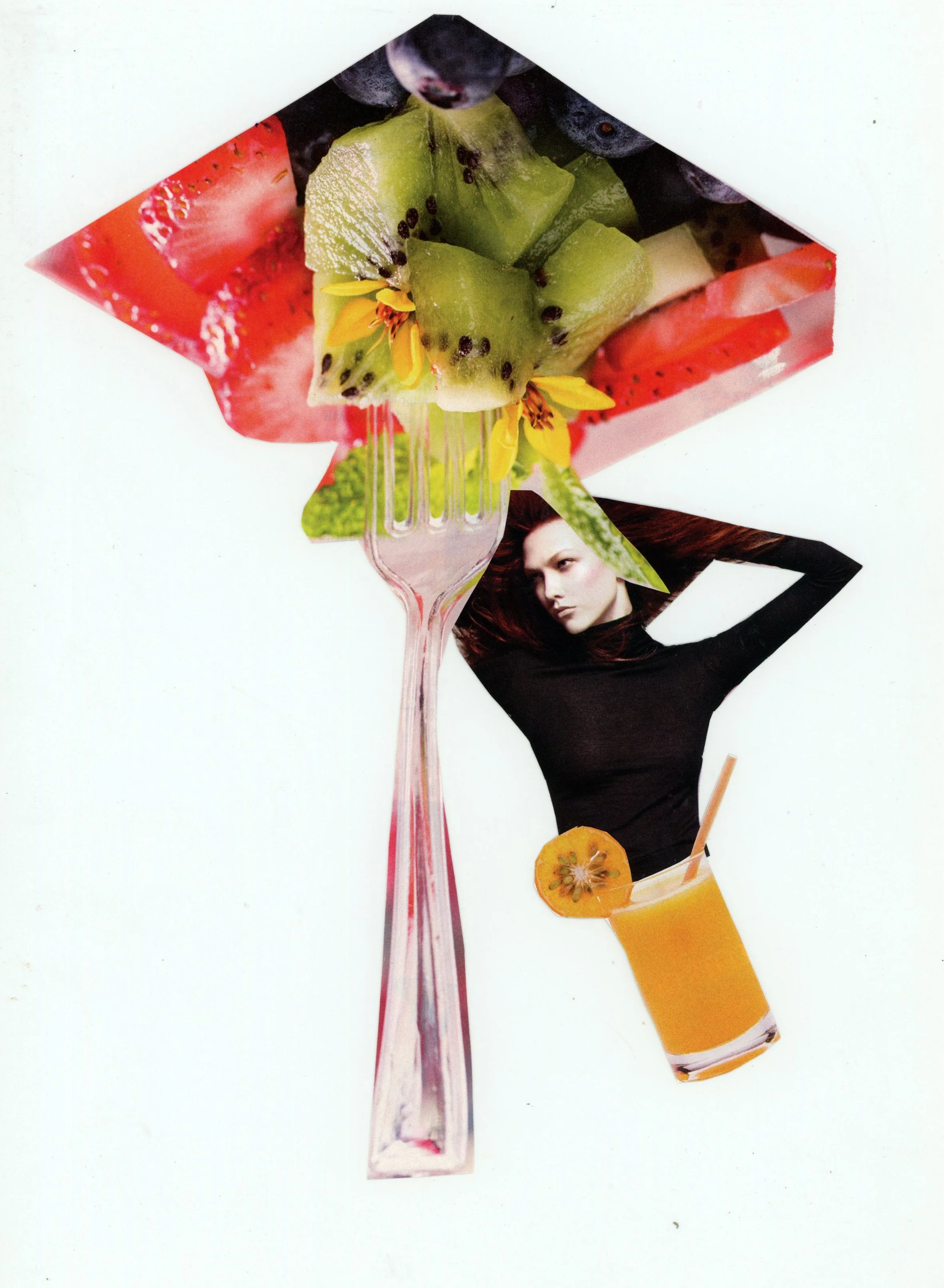 Food Collages — Micromuseum Video art, Performing arts and Visual arts