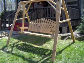 Cedar Log Swing 5 Footer — Ma & Pa's