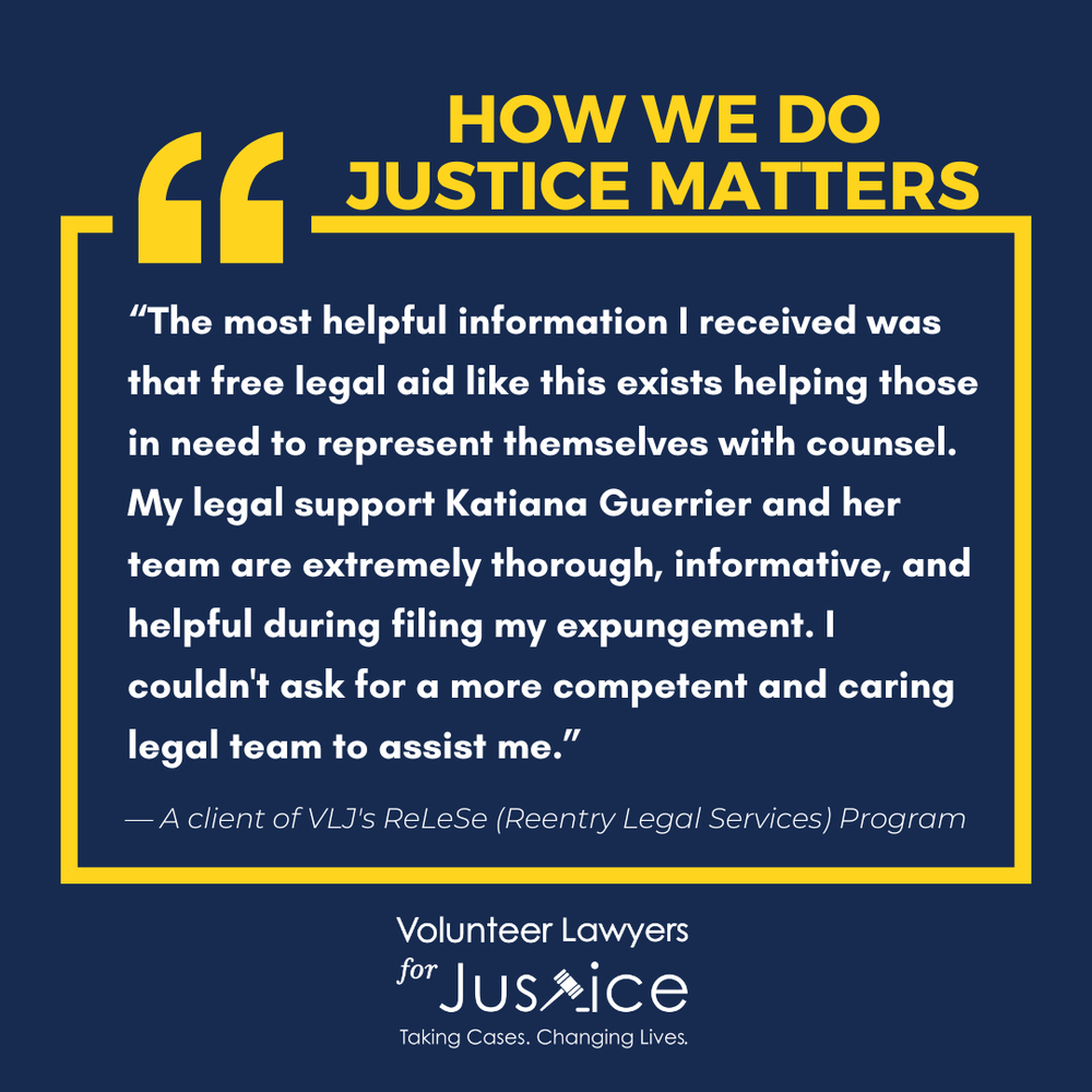 How We Do Justice Matters - VLJ's ReLeSe Program — Volunteer Lawyers ...